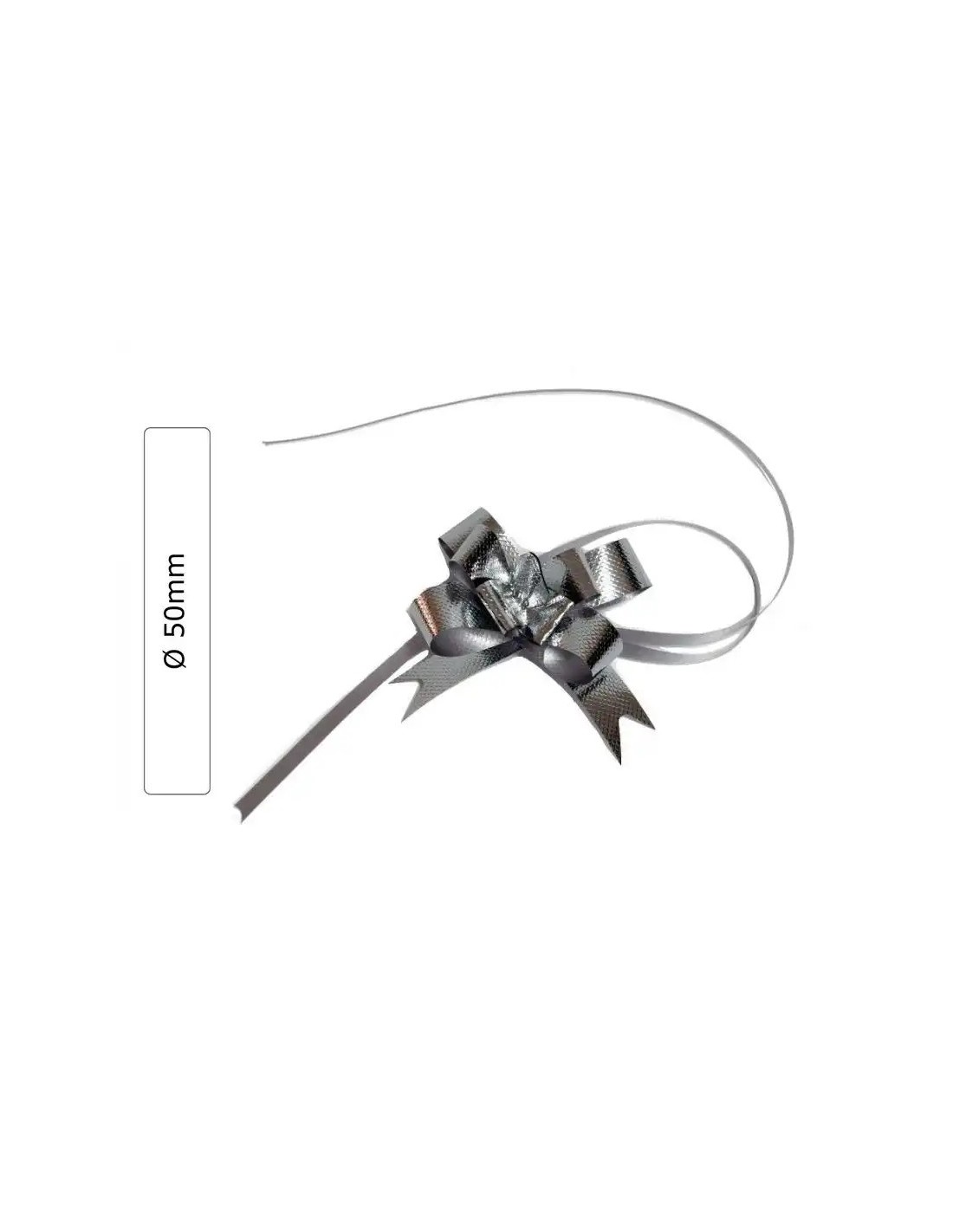 Metal Silver Pull Bows - Pack | Atrás da Montra