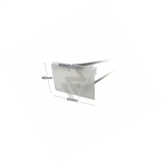 Transparent Label holder PVC 40x65mm