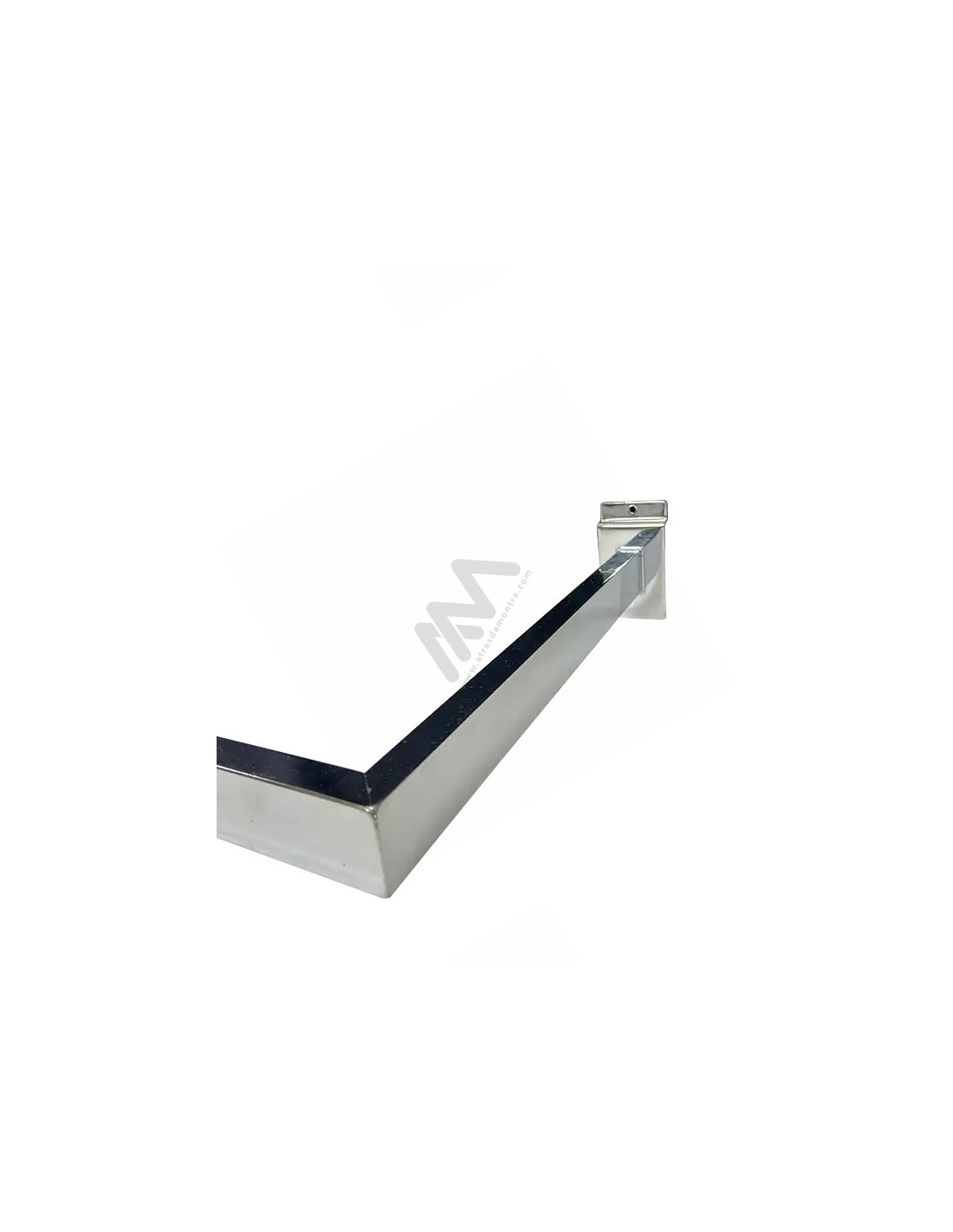 Slatwall Chromed bar for hangers 800mm