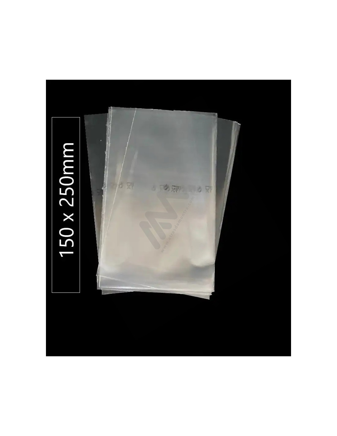 PP Bags 150x250mm - 100 units