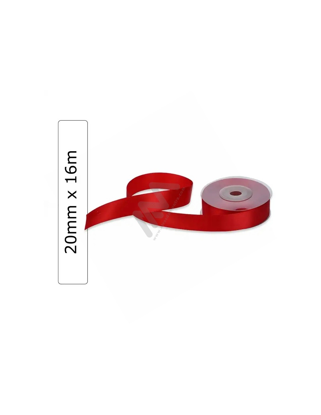 Red *026 Satin Wrapping Tape 20mm x 16m