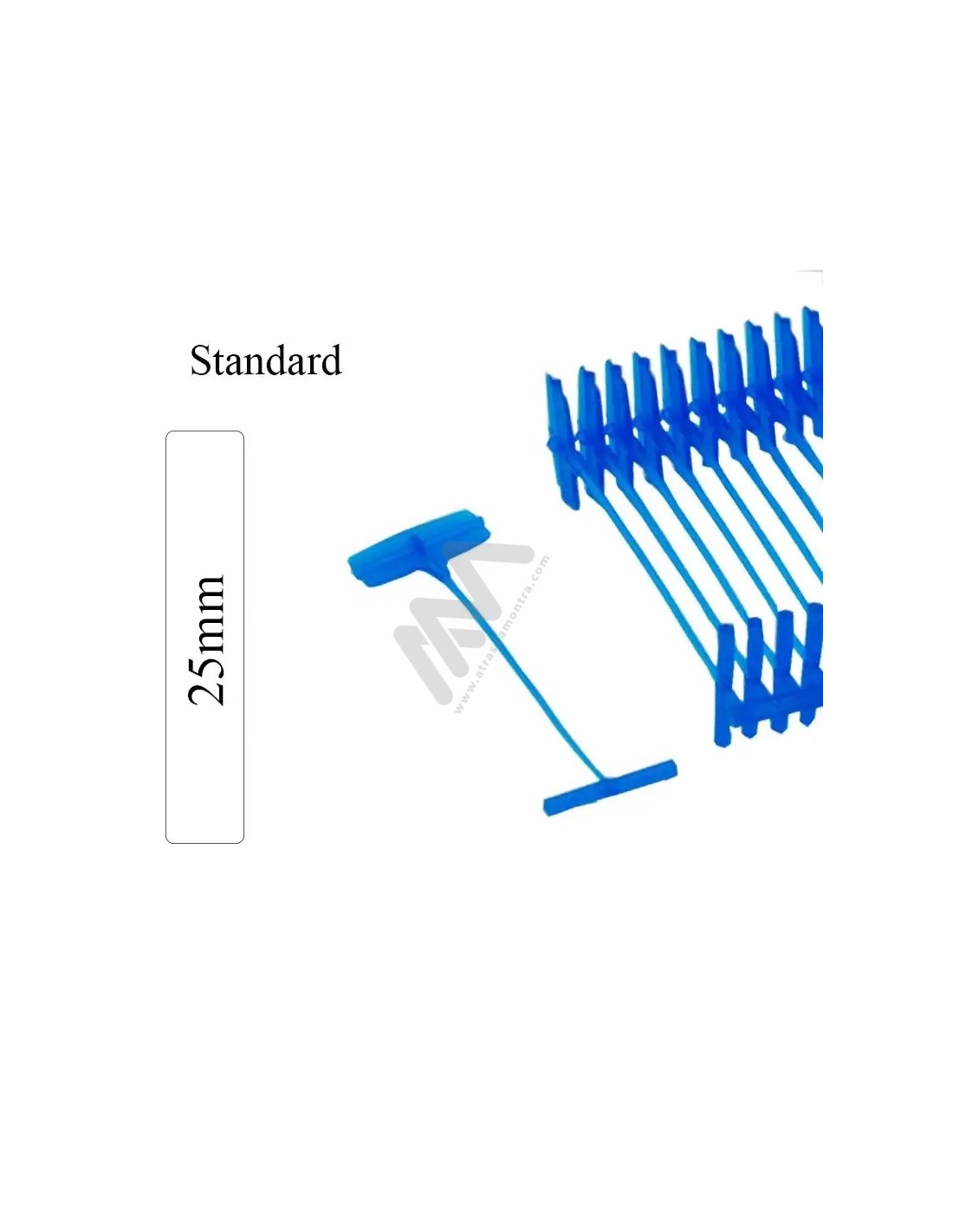Blue Tag Pin for tagging gun 25mm