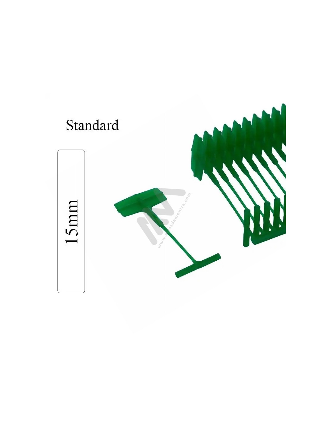 Green Tag Pin for tagging gun 15mm