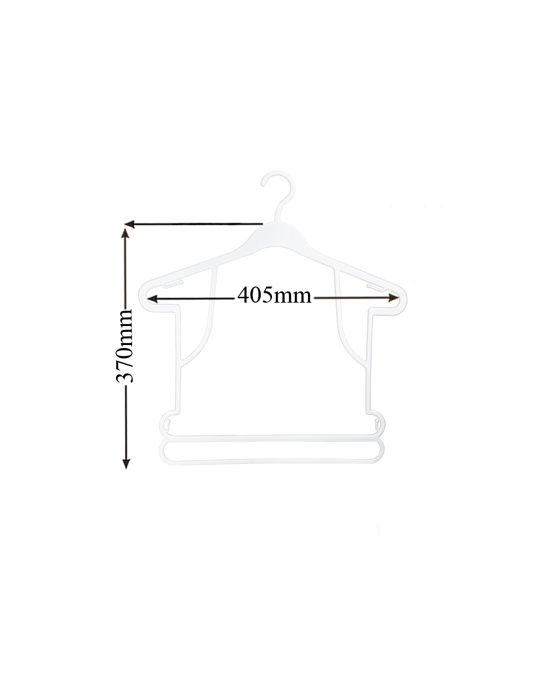 405mm PVC Hanger for Child Clothes | Atrás da Montra