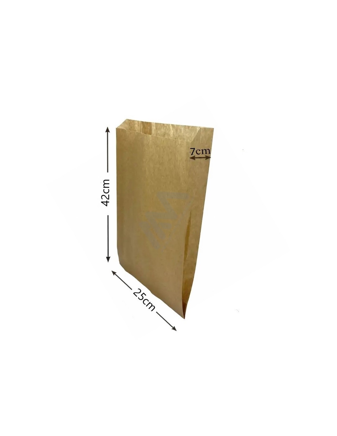 Kraft Paper bag 25x42+7 - 1000 Units